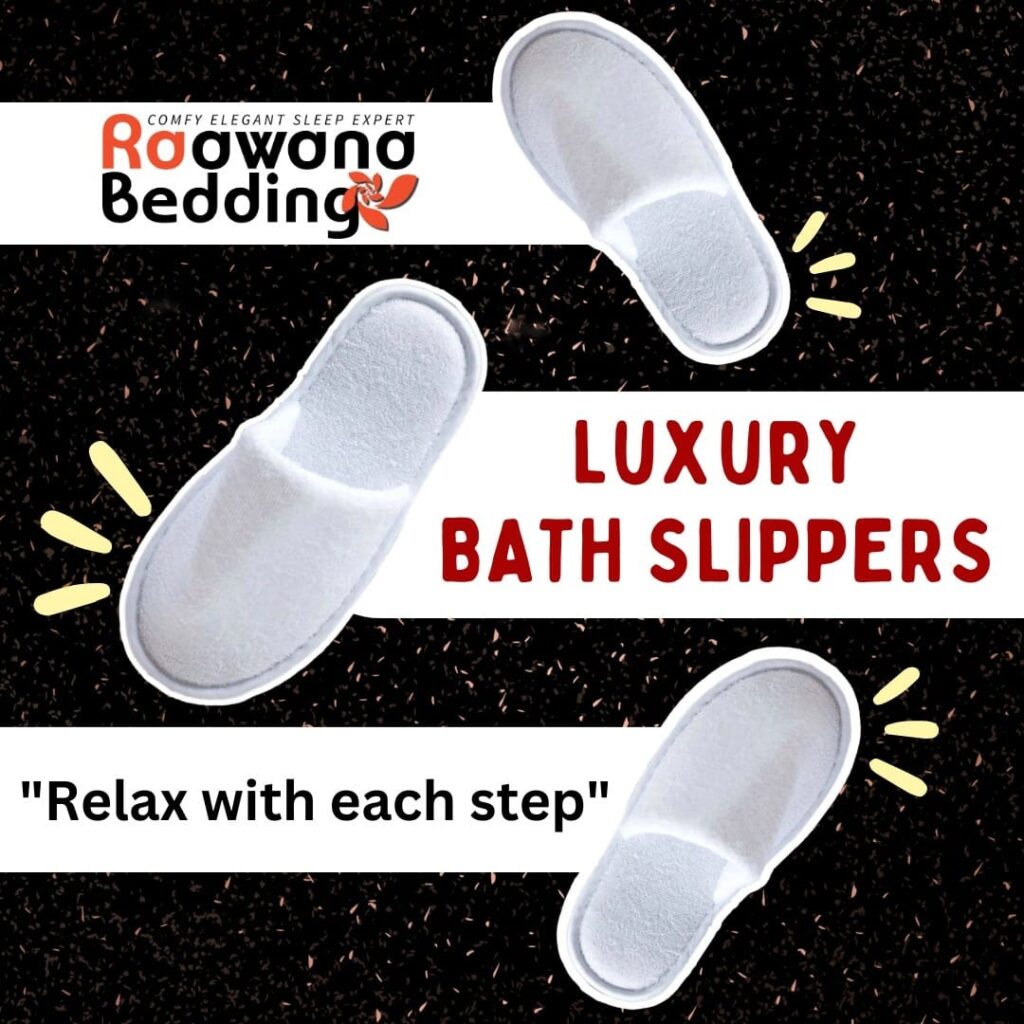 Luxury Bath Slippers – Raawana